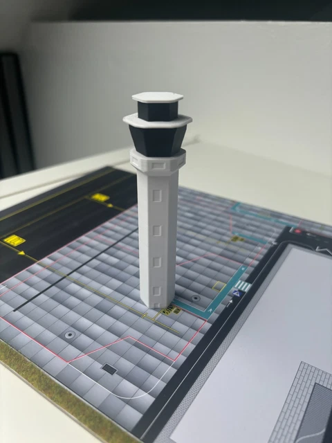 1:400 / 1:500 Scale Model Airport Control Tower £12.99 - PicClick UK
