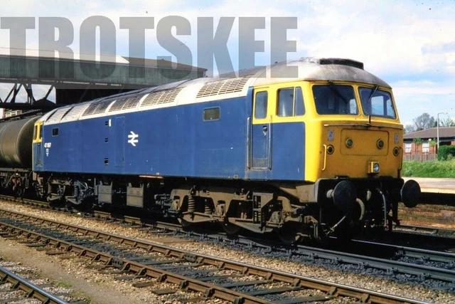 35MM SLIDE BR British Railways Diesel Loco Class 47 47097 Hereford 1986 Original £9.80 - PicClick UK
