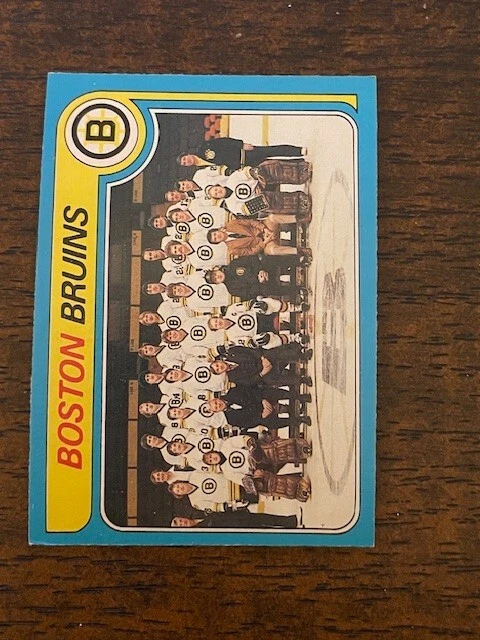 1979-80 O-PEE-CHEE OPC #245 Boston Bruins Team Checklist ***UNMARKED ...