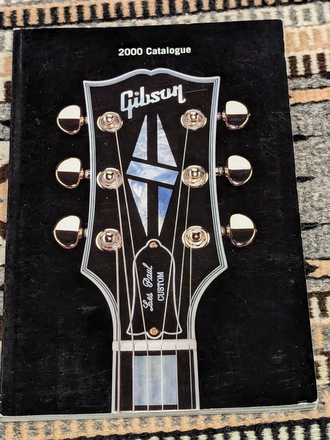 GIBSON GUITAR CATALOG 2000 Original Flying V Les Paul Explorer Mandolin ...