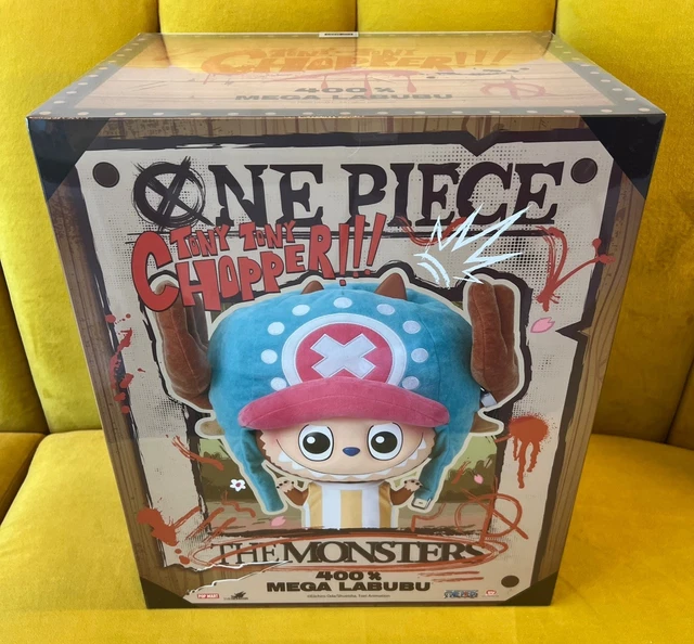 POP MART ONE PIECE "Tony Tony Chopper" 400% MEGA LABUBU BRAND NEW 100% ...