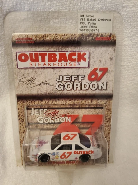 JEFF GORDON #67 OUTBACK STEAKHOUSE PONTIAC 1990 ACTION 1/64 édition limitée Neuf dans son ...