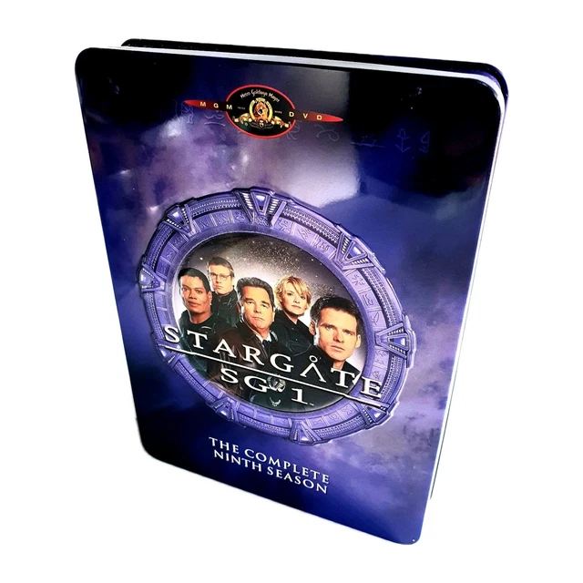 STARGATE SG-1 SEASON 9 + Collector's Tin Case DVD Sci-Fi, Metal Box Set ...