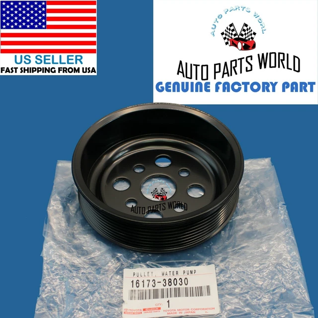 GENUINE TOYOTA TUNDRA Sequoia Gx460 Lx V8 Engine Water Pump Pulley ...