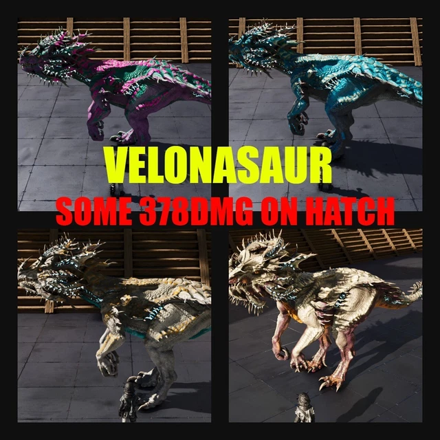 ARK SURVIVAL ASCENDED PvE VELONASAUR/ VELANO / Velo EXTINCTION DINO £7. ...
