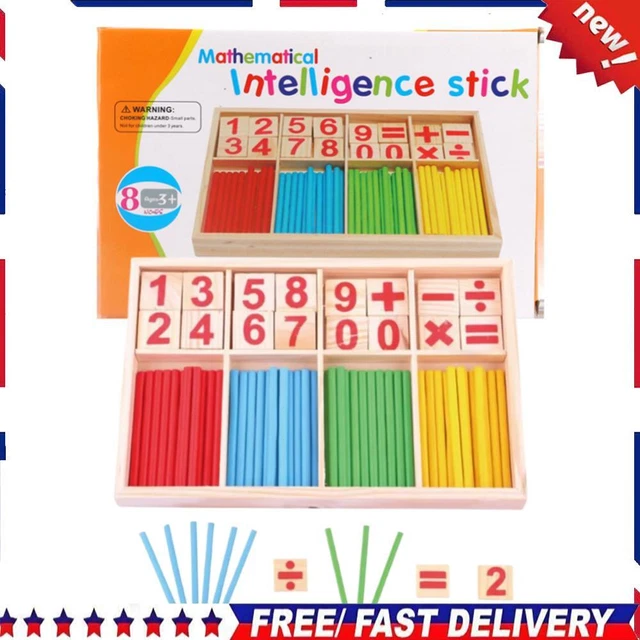 COUNTING STICKS MONTESSORI Math Toys Calculation Math Educational Toy ...