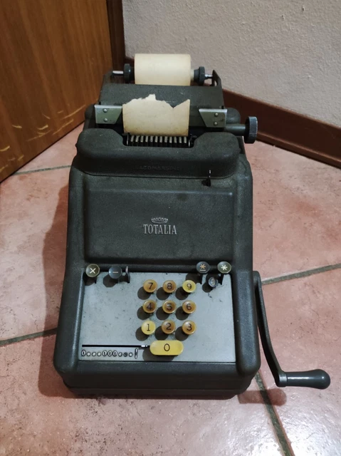 MACCHINA CALCOLATRICE MECCANICA, Totalia - Lagomarsino EUR 240,00 - PicClick IT