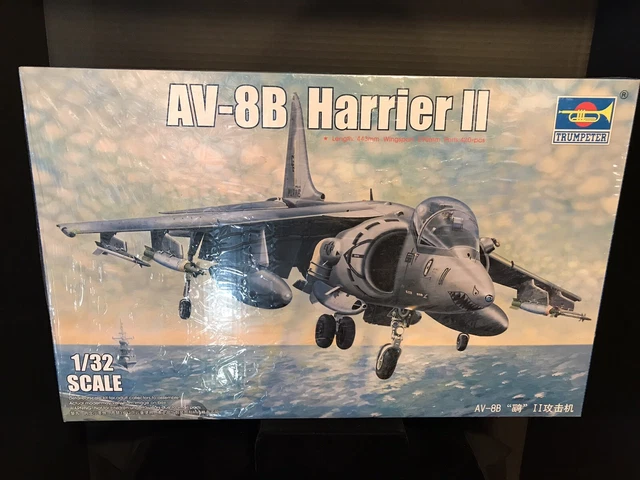 TRUMPETER 02229 AV-8B Harrier Ii Model Kit-Nib-1/32 Scale $96.00 - PicClick