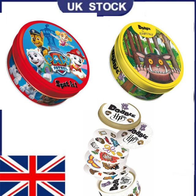 DOBBLE CARD GAME Gruffalo Paw Patrol Harry Potter Marvel Disney 15 ...