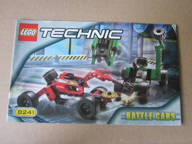 LEGO BAUANLEITUNG TECHNIC 8241 Battle cars EUR 4,19 - PicClick DE