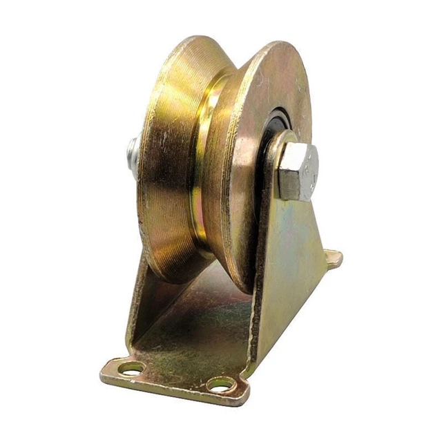 HEAVY DUTY STEEL Cable Pulley Set 4 Pack 2 Bearings 18mm Cable ...