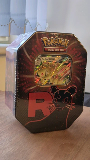 POKEMON DESTINED RIVALS Team Rocket Tin PERSIAN EX Sealed £33.95 ...