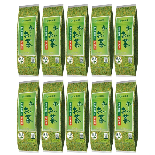 ITOEN OI OCHA Uji Matcha Brown Rice Tea 200g Set of 10 £68.07 - PicClick UK