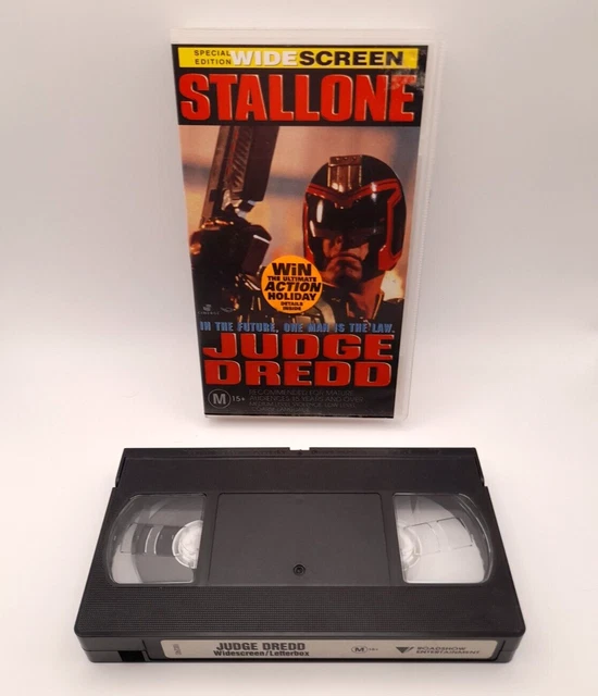 JUDGE DREDD VHS Video Tape PAL 1995 Special Edition Widescreen VGC EUR ...