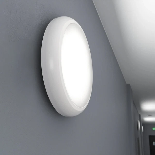 LEDBRITE WALL & Ceiling Light Slimline 2D Bulkhead 8W & 15W IP65 CCT ...