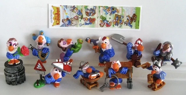 KINDER FERRERO SORPRESINE Serie Completa Sir Condor Cake Toppers +1 ...