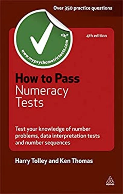 HOW TO PASS Numeracy Tests : Test Your Knowledge of Number Proble £4.90 ...