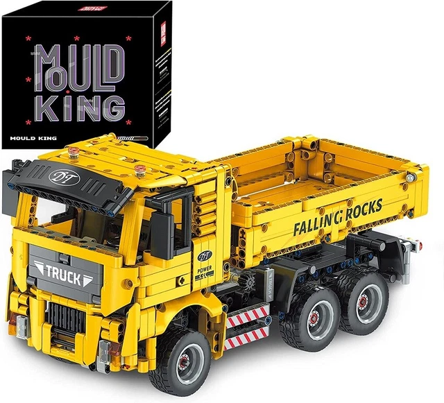MOULD KING DUMP Driver Dump Truck Wheelbarrow Clamping Blocks Toy MOC ...
