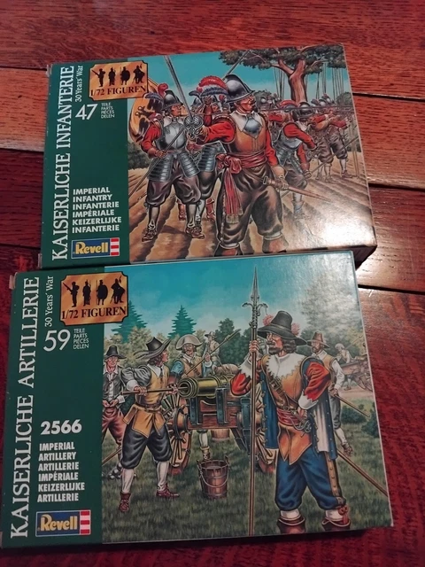 REVELL 1/72 2566 30 Years War, Imperial Artillery & Imperial Infantry ...