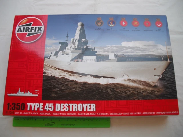 AIRFIX A12203 TYPE 45 Destroyer, HMS, Royal Navy, kit de maquette de ...
