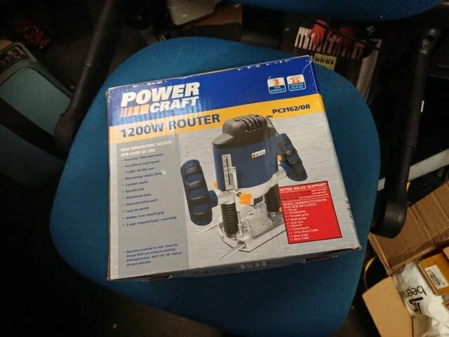 POWER CRAFT PC3162/08 1200w Plunge Router £26.50 - PicClick UK