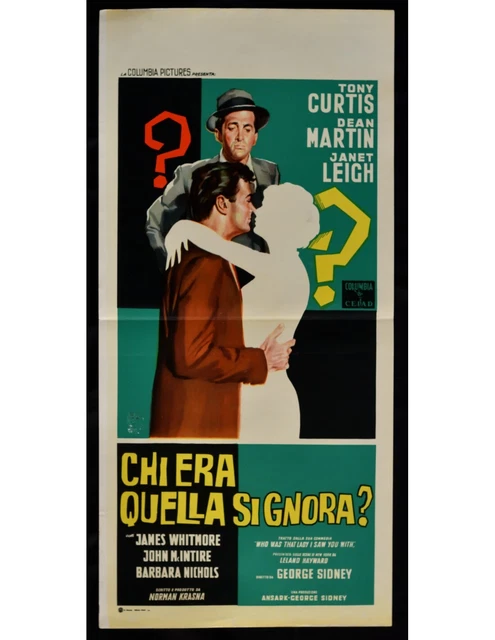 AFFICHE CHI ERA Porté Signora Sidney Tony Curtis Dean Martin Leigh B302 ...