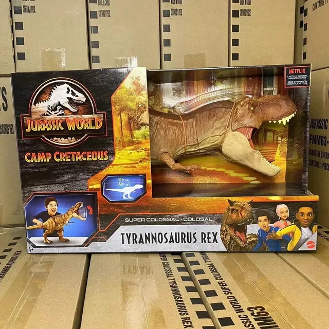 JURASSIC WORLD CAMP Cretaceous Super Colossal T-Rex Giant Dinosaur 10 ...