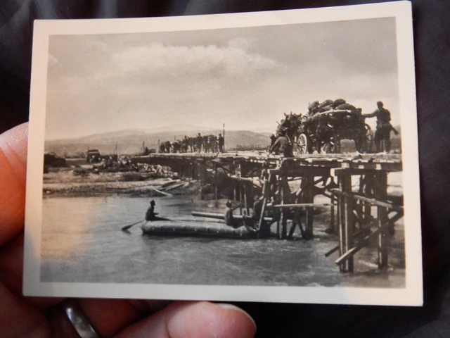 WORLD WAR II: Battle of Greece German photograph of campaign REF Bridge ...