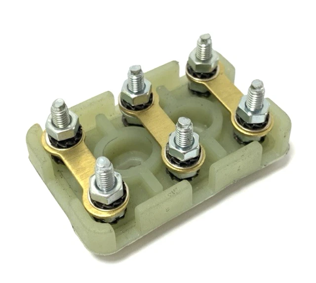 ELECTRIC MOTOR 6 Point Terminal Connection Block Star Delta Link M4 4mm ...