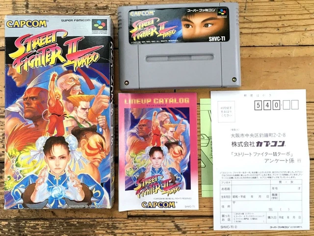 STREET FIGHTER II Turbo En Boîte Sans Notice Super Famicom Snes Sfc Jap Boxed 2 EUR 33,99 ...