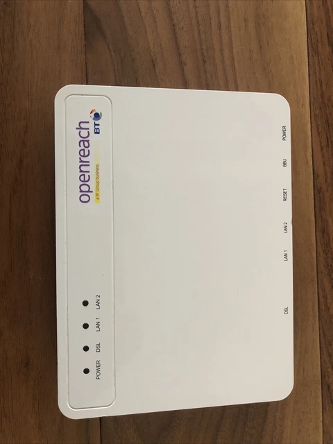 BT OPENREACH UNLOCKED 061513 Eci Fibre Optic Modem Router Vdsl Fttc £12 ...