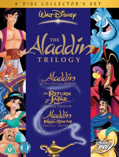 ALADDIN TRILOGY DVD (2004) Ron Clements, Zaslove (DIR) cert U 3 discs £ ...
