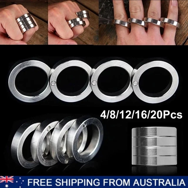 SPOVEN FOLDING FINGER Ring – 4 Finger Foldable Fidget Toy for Stress ...