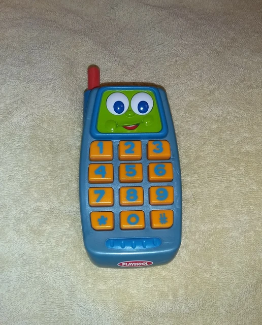 VINTAGE PLAYSKOOL PHONE Cool Crew Pretend Play, Sounds, Rings, Hasbro ...