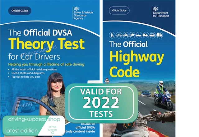 2022 TESTS - DSA Driving Test Car Theory Book and 2020 Highway Code ...