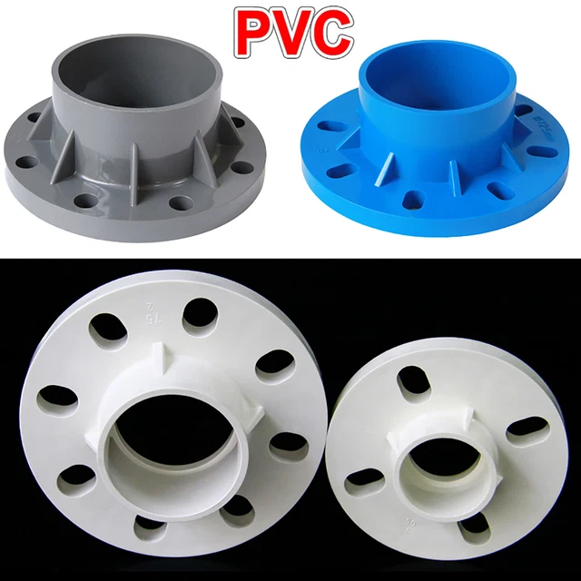 PVC ADHESIVE FLOOR Flange 20/25/32/40/50/63/75/90/110 mm Pipe Fitting 3 ...