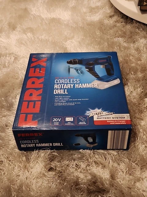 FERREX 20 V trapano a martello rotante senza fili agli ioni di litio ...