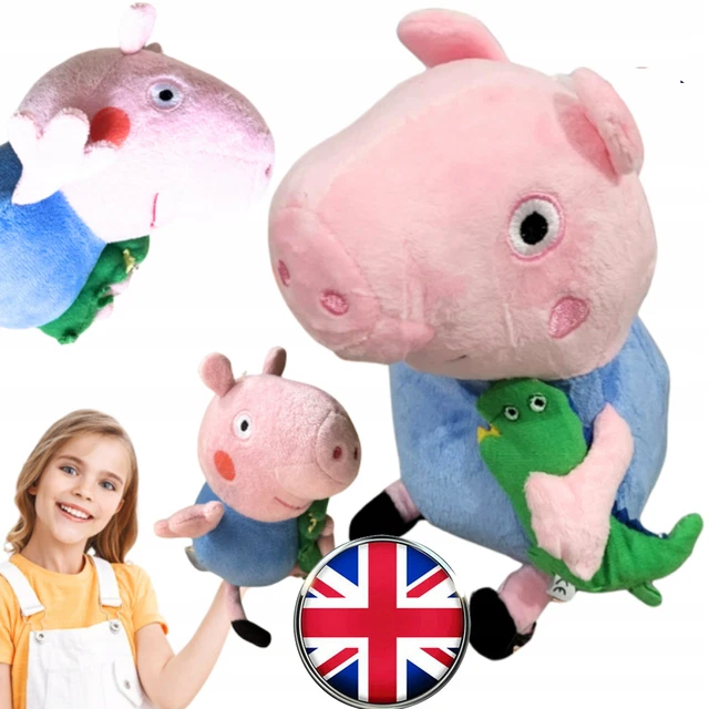 PEPPA-PIG PLUSH TOY George Peppa Dad Mum Soft Stuffed Doll Kids Gifts ...
