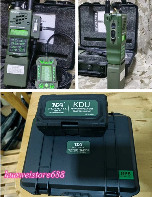 TCA AN/PRC 152A Radio GPS Ver. + KDU Set 2023 Upgraded MBITR Aluminum ...