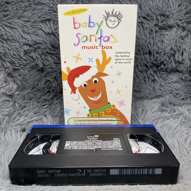BABY EINSTEIN: BABY Santas Music Box VHS Tape 2000 Learning Fun ...