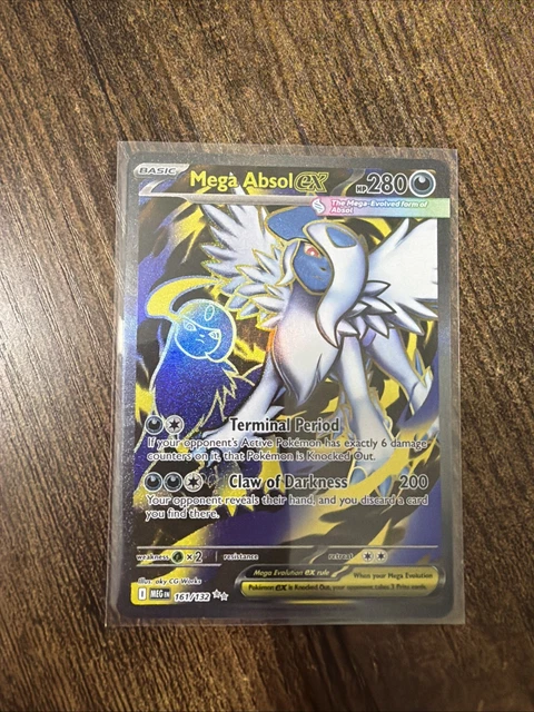 POKÉMON TCG MEGA Absol ex 161 Full Art Holo NM £7.30 - PicClick UK