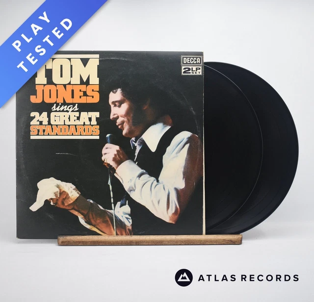 TOM JONES TOM Jones Sings 24 Great Standards Double LP Vinyl Record ...