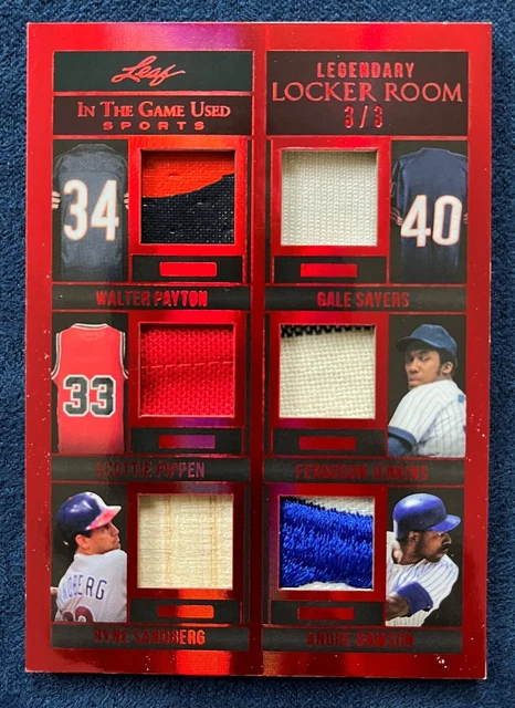 2022 IN THE Game Walter Peyton/Gale Sayers/Pippen/Jenkins/Sandberg ...