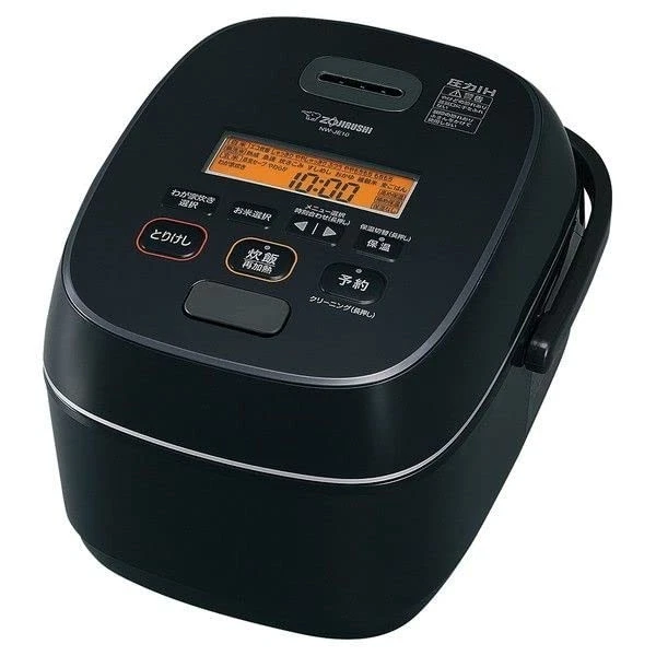 ZOJIRUSHI NW-JE10 BLACK AC100V Pressure IH Rice Cooker 5.5-Cup Japanese ...