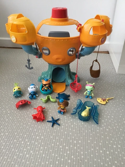 CBEEBIES OCTONAUTS OCTOPOD Playset with talking octo Alert Figures ...