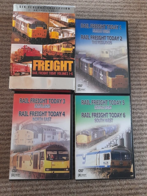 DVD FREIGHT TRAIN Rail Freight Today Volumes 1-6 RAILWAYS 3 Double ...