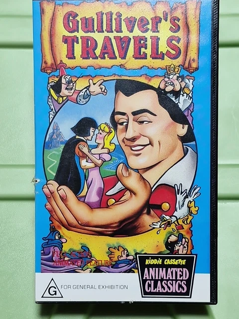 GULLIVER'S TRAVELS ANIMATED Classics Vhs Kiddie Cassette 1991 Watched ...
