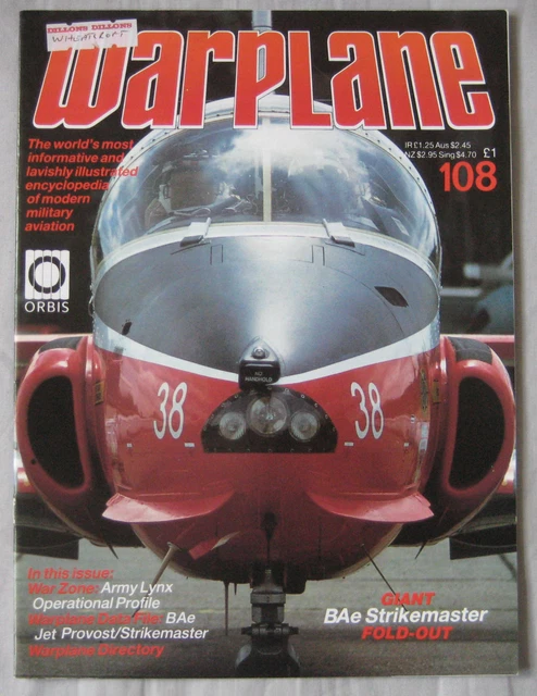 WARPLANE MAGAZINE ISSUE 108 BAE Strikemaster cutaway drawing & poster ...