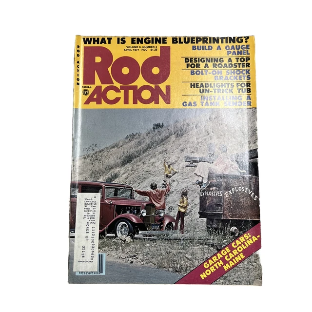 VINTAGE ROD ACTION April 1977 Magazine Hot Rod Rat Rod - Engine ...
