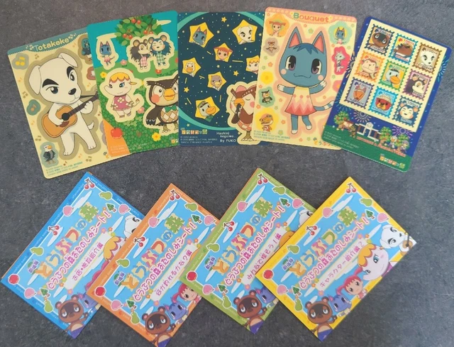 RARE ANIMAL CROSSING Doubutu no mori anime movie sticker cards over 15 ...
